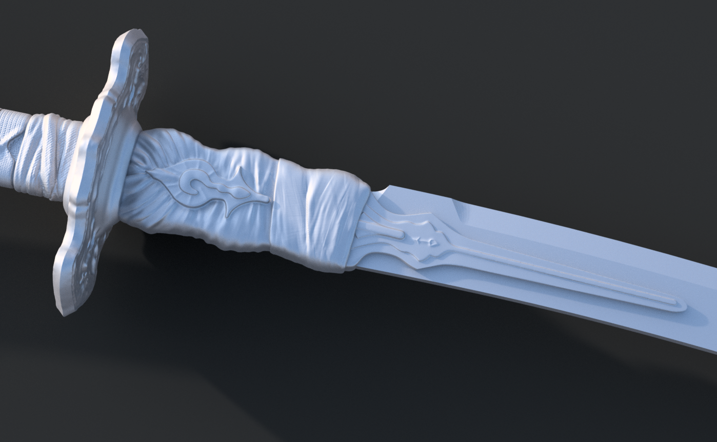 🤝 Virtuous Contract 2B sword from Nier Automata Cosplay Prop・ STL File for 3D printing・Cults